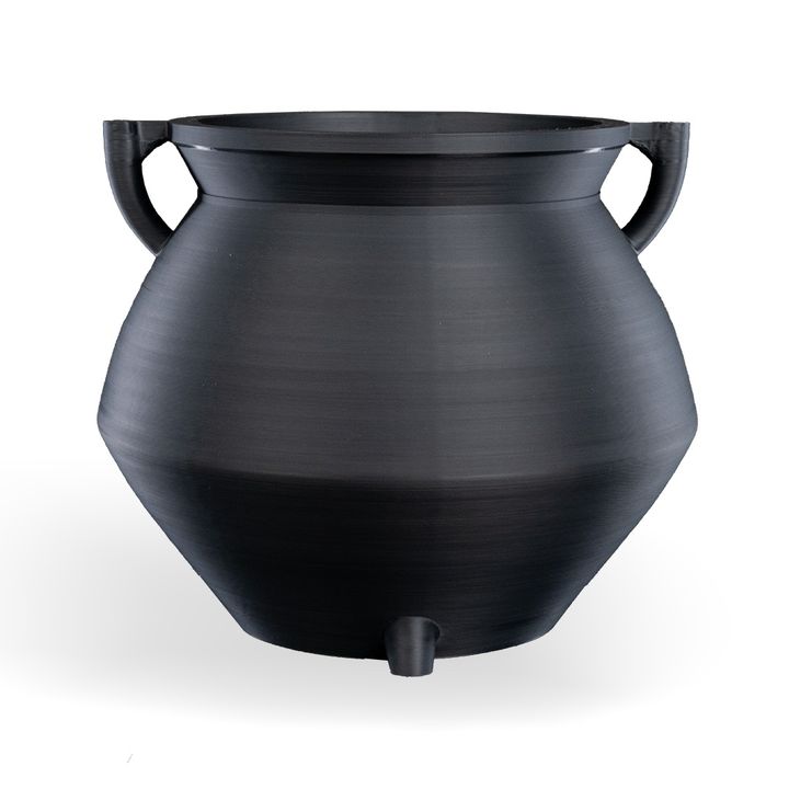 3D Printable Serious Cauldron Candy Holder by Stlflix